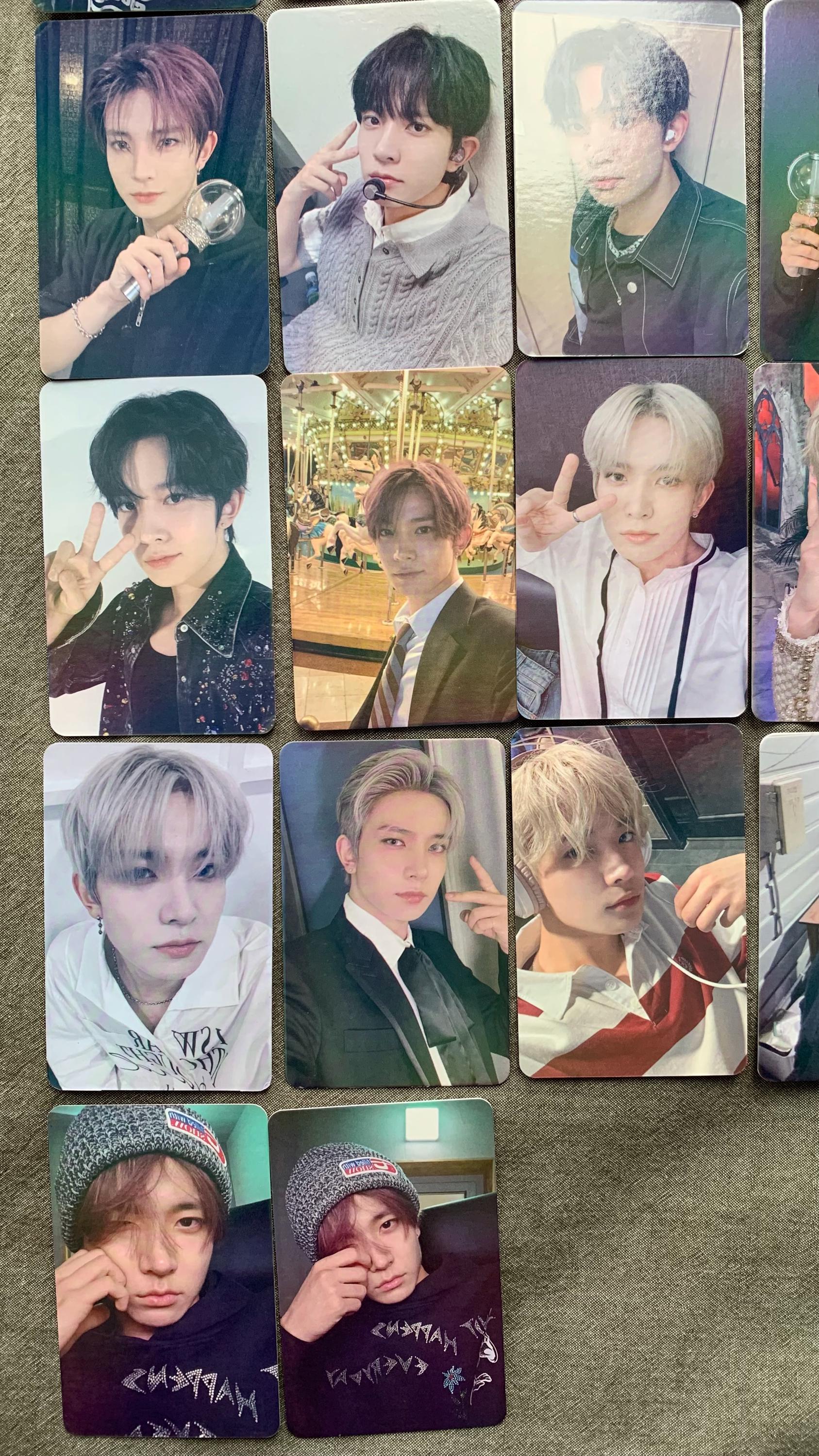 Heeseung 55pc/set Laser Cards Enhypen Kpop Boy Group Merch Lomo ...