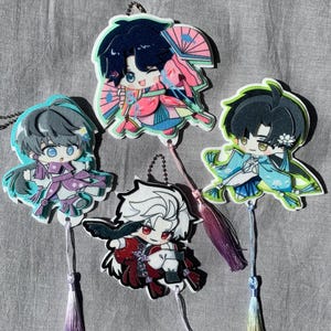 Chibi Ornaments! Love and Deepspace Sylus Tassel Pendant Xavier Rafayel ...