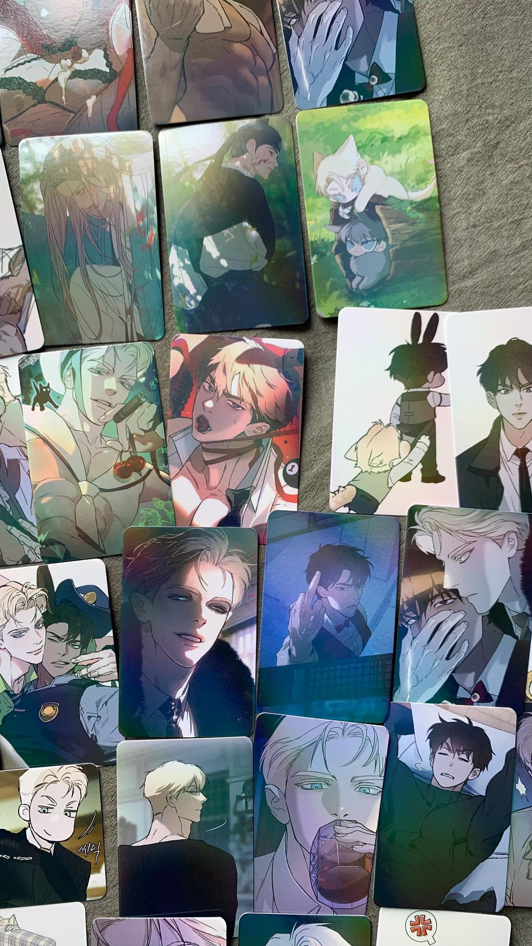 Codename Anastasia 50pc Laser Lomo Cards Taekjoo Kwon Zhenya Yaoi Korean Manhwa BL Manga C018 - Etsy
