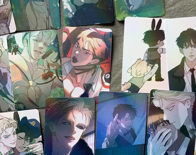 Codename Anastasia 50pc Laser Lomo Cards Taekjoo Kwon Zhenya Yaoi Korean Manhwa BL Manga C018 - Etsy