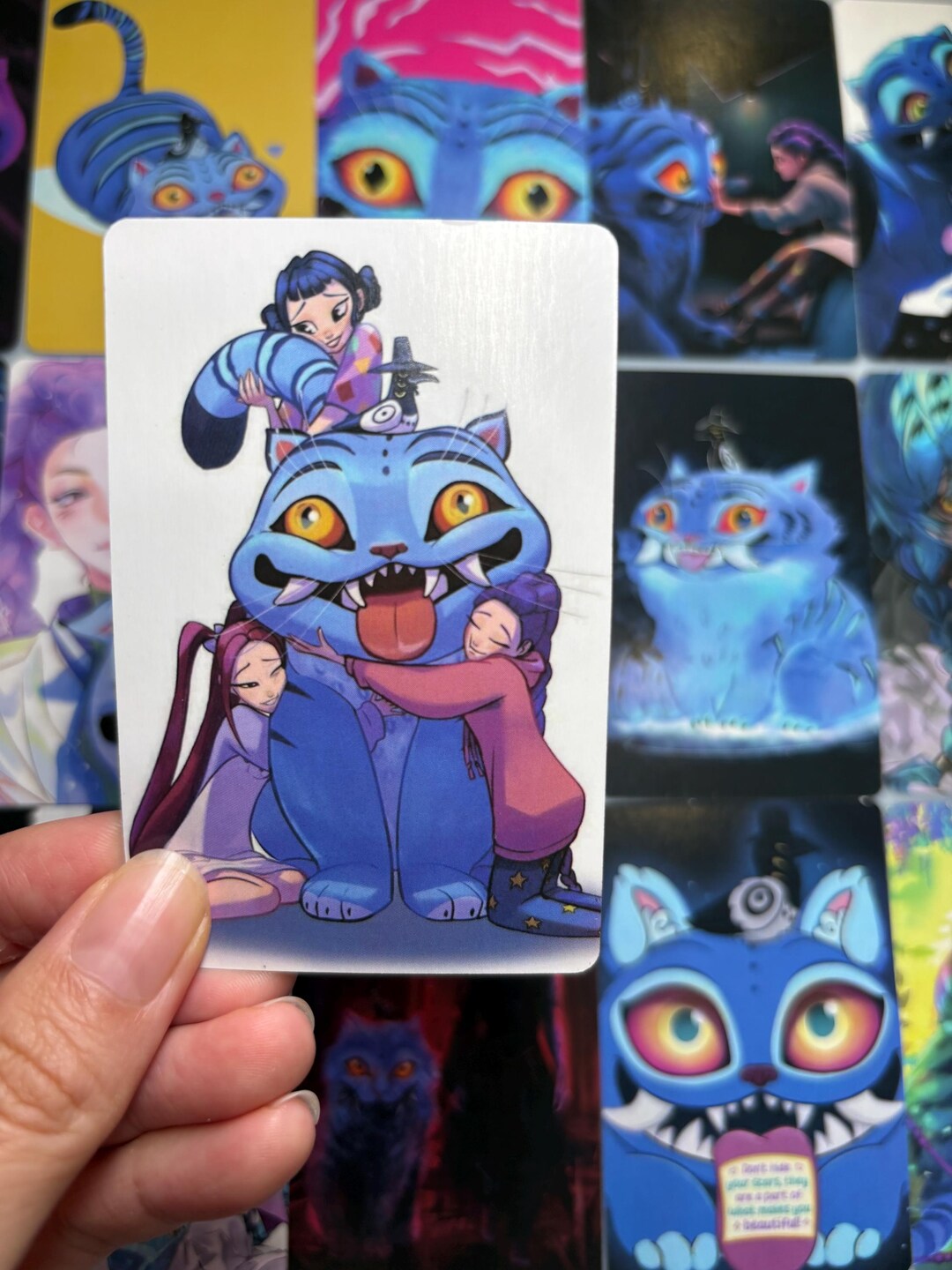 Derpy Tiger 55pc Lomo Cards Fan Made Photocards Kpop Demon Hunters Gift ...
