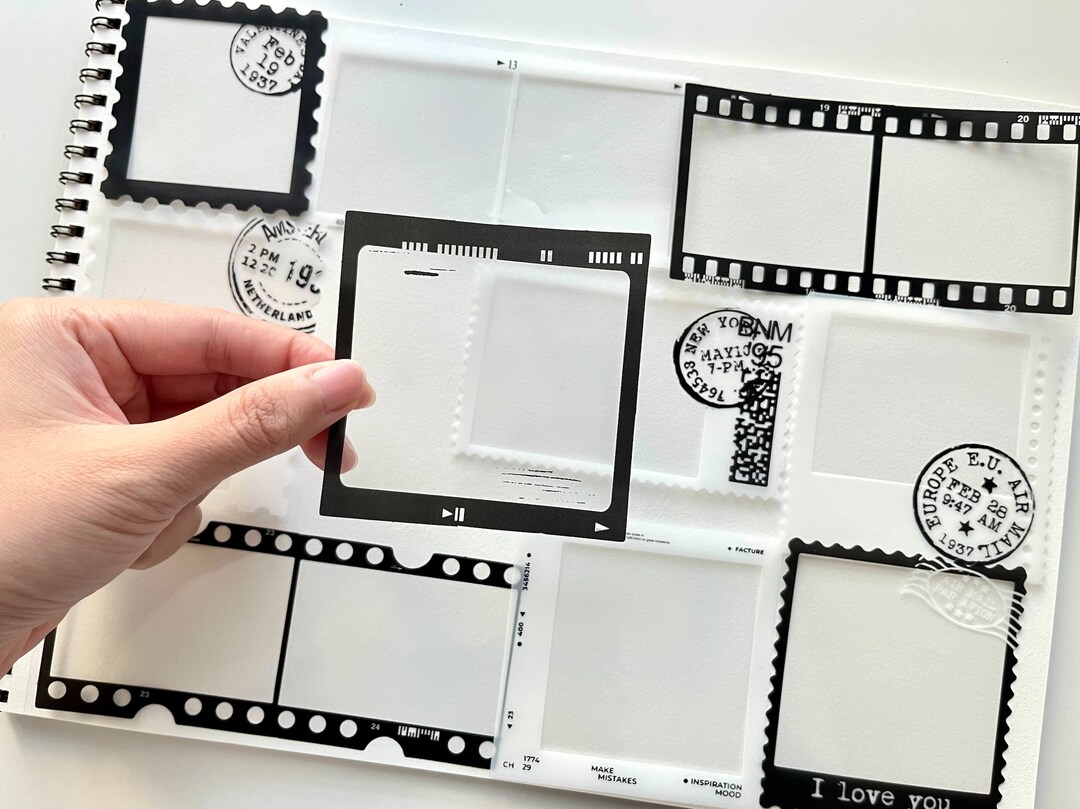 10 Pcs/pack, Photo Frame Stickers, Film Borders Stickers, Negative Film ...