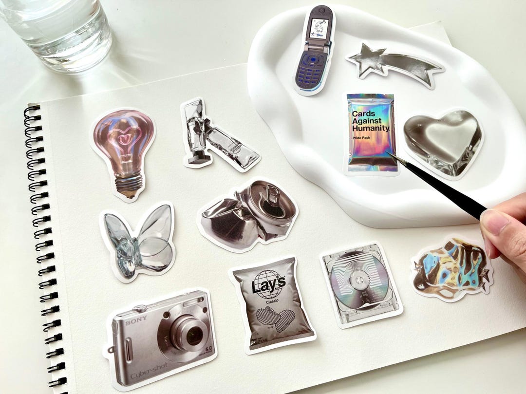 12 Pcs/pack, Aesthetic Sticker Pack, Pinterest Girl Sticker Pack ...