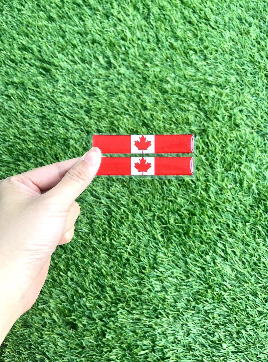 2 Pcs, High Quality Canadian Flag Stickers, Canada Flag Stickers, 3D ...