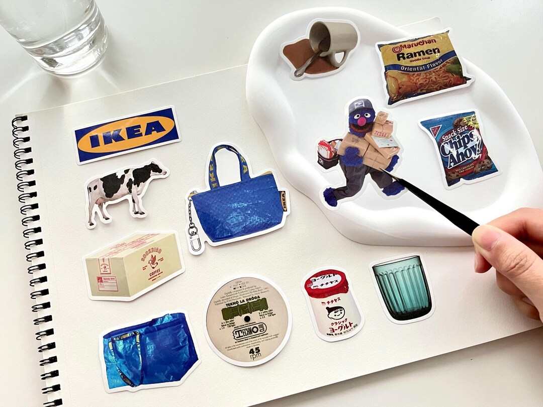 12 Pcs/pack, Aesthetic Sticker Pack, Pinterest Girl Sticker Pack ...