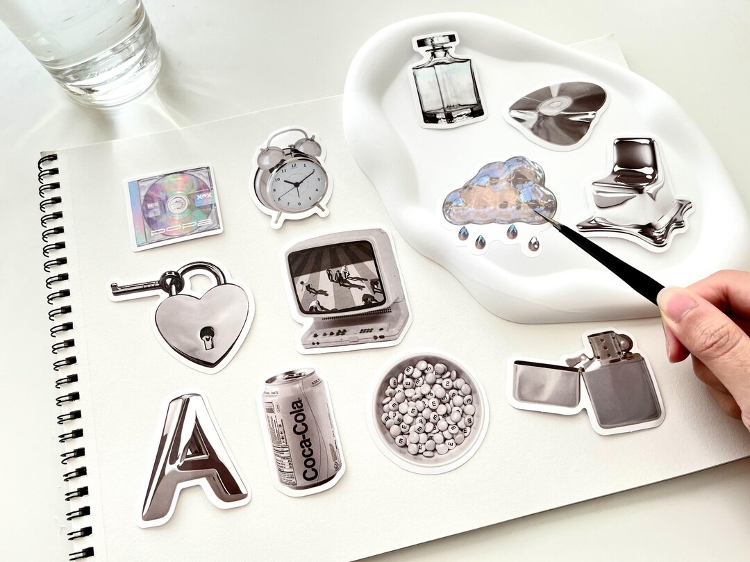 12 Pcs/pack, Aesthetic Sticker Pack, Pinterest Girl Sticker Pack ...