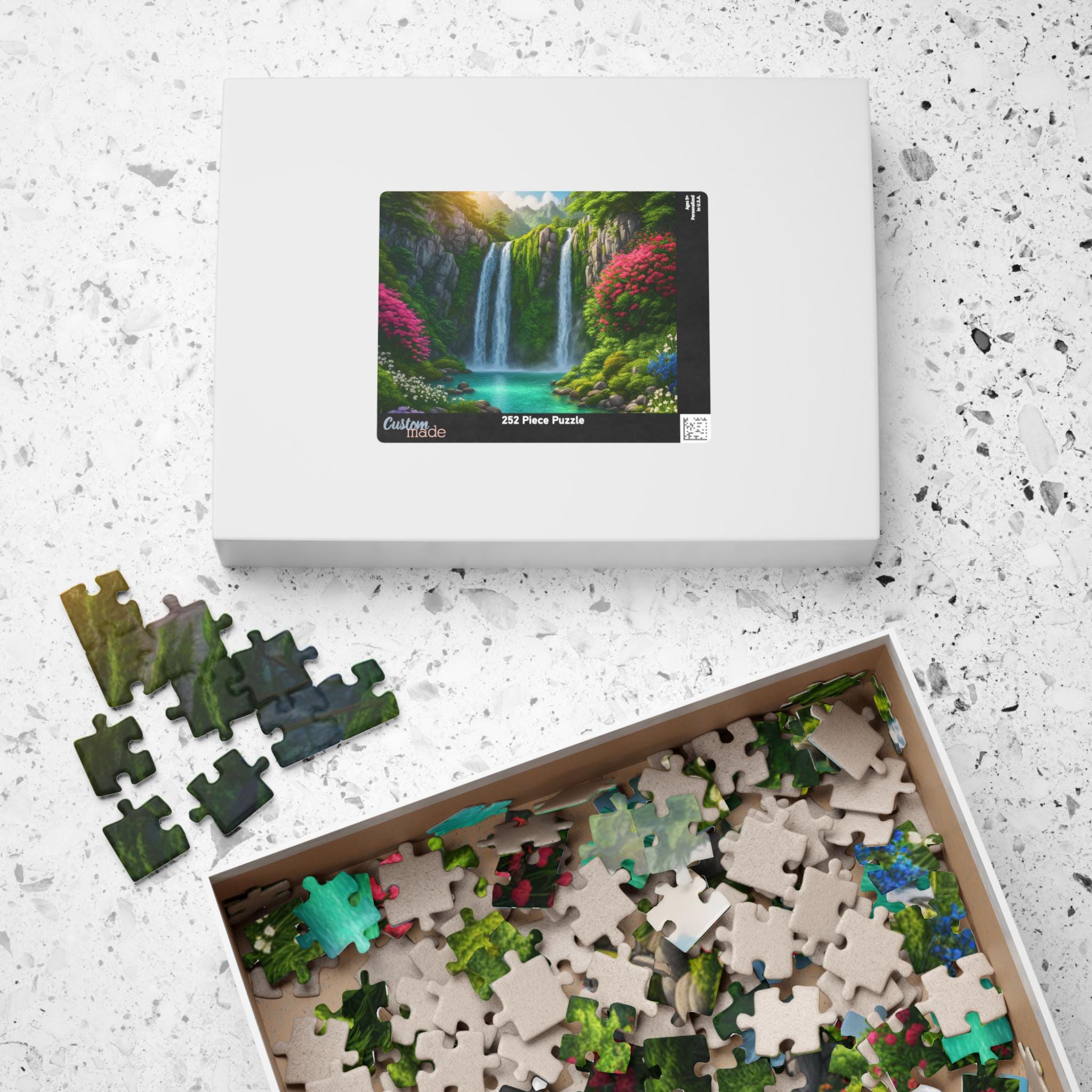 Waterfall Puzzle (110, 252, 520, 1014-piece) - Etsy