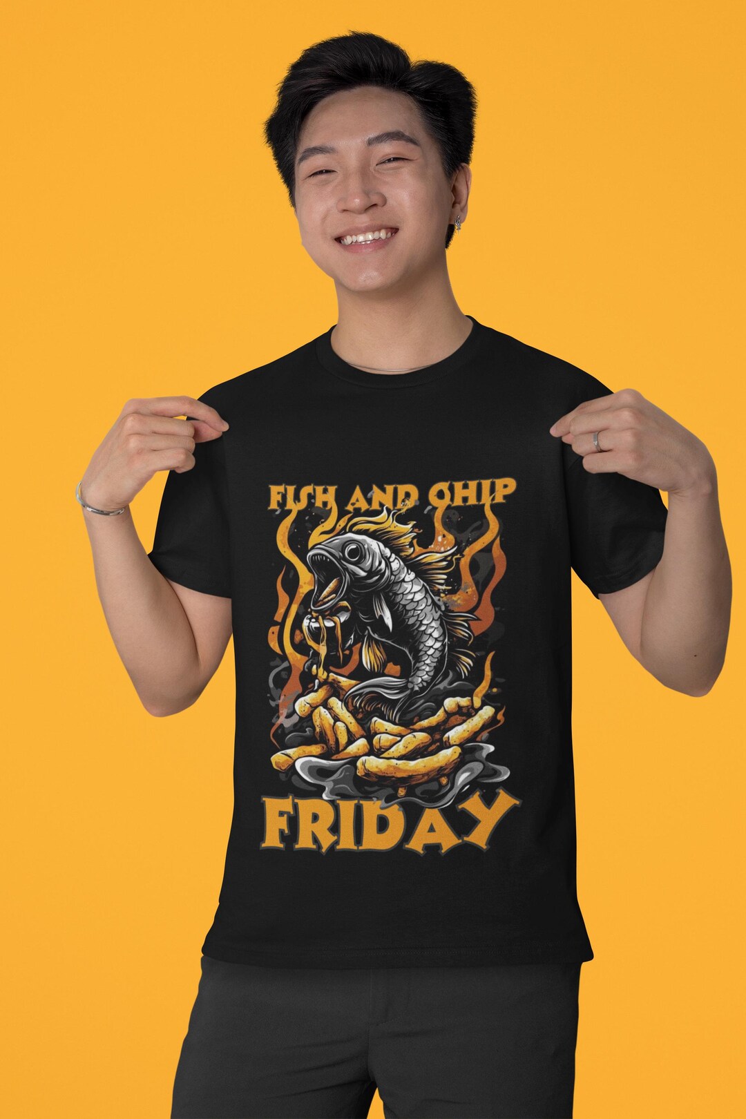Fish and Chip Friday Fifo Tee - Etsy