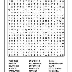 100 Word Search Therapy Book, Printable, Intriguing and Relaxing ...