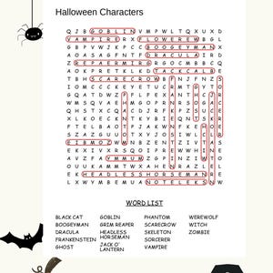 Digital Word Search, Halloween Games, Halloween Party, Halloween ...
