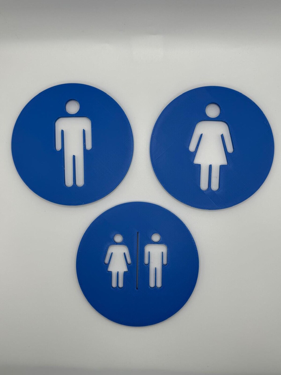 Premium Bathroom / Toilet Sign 3D Printed - Etsy