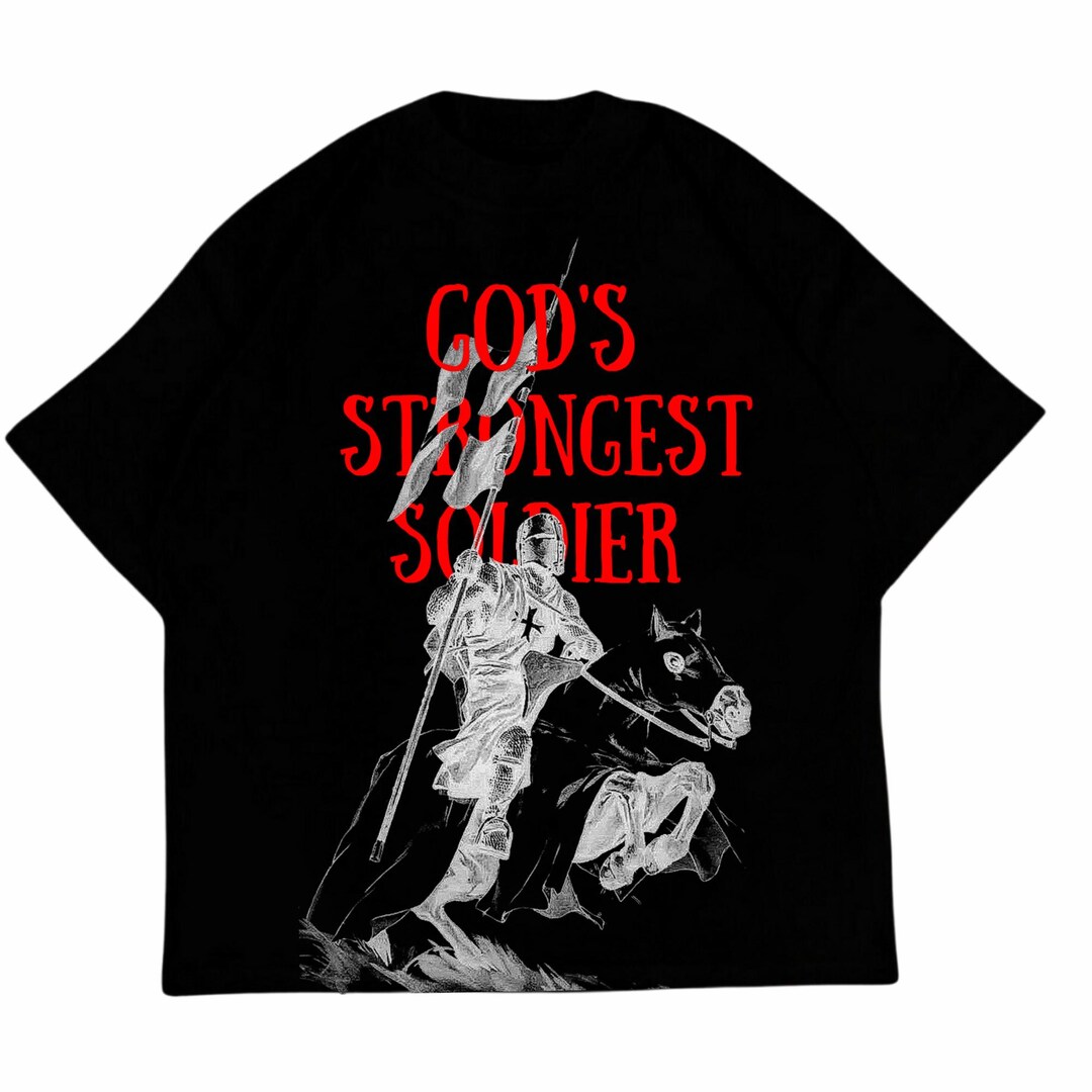 God's Strongest Soldier Christian T-shirt | Philippians 4:13 Scripture ...