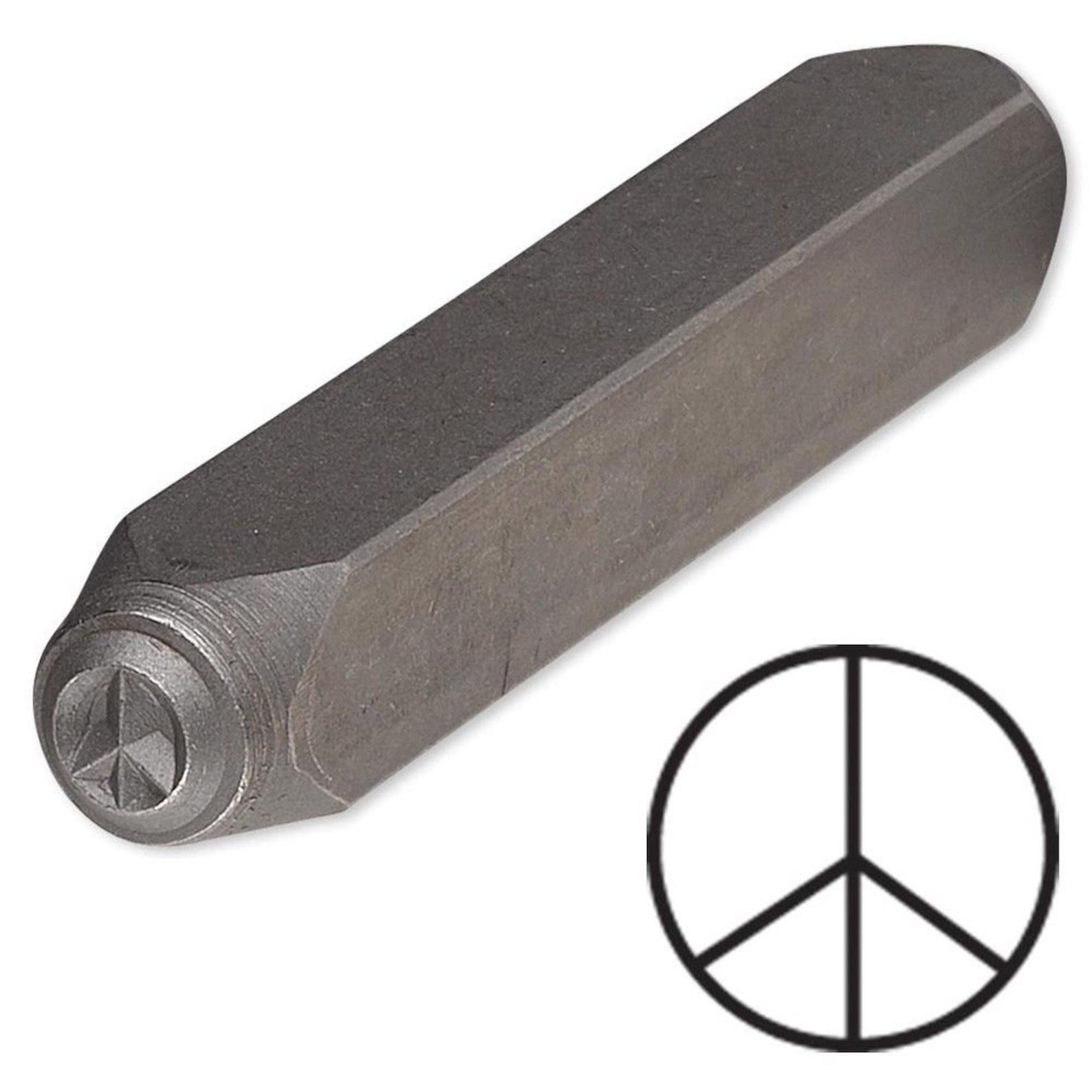 Peace Sign Metal Stamp Punch Tool Design PMC Clay Marking 33 - Etsy
