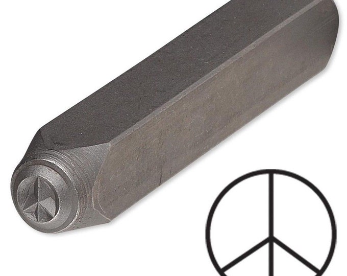 Peace Sign Metal Stamp Punch Tool Design PMC Clay Marking 33 - Etsy