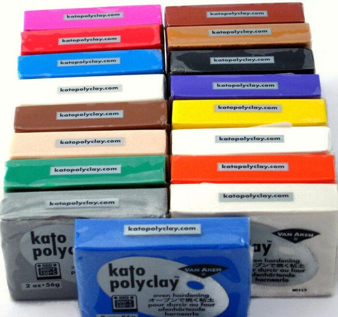 Kato Polyclay Polymer Clay Oven Jewelry Craft Bake Bar Art Van Aken 2 ...