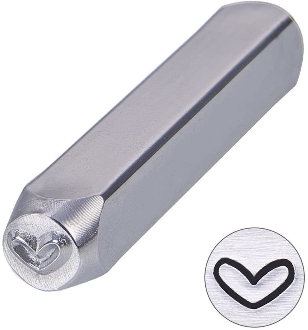 Heart Metal Stamp Punch Carbon Steel Tool Design PMC Clay Marking 21 - Etsy