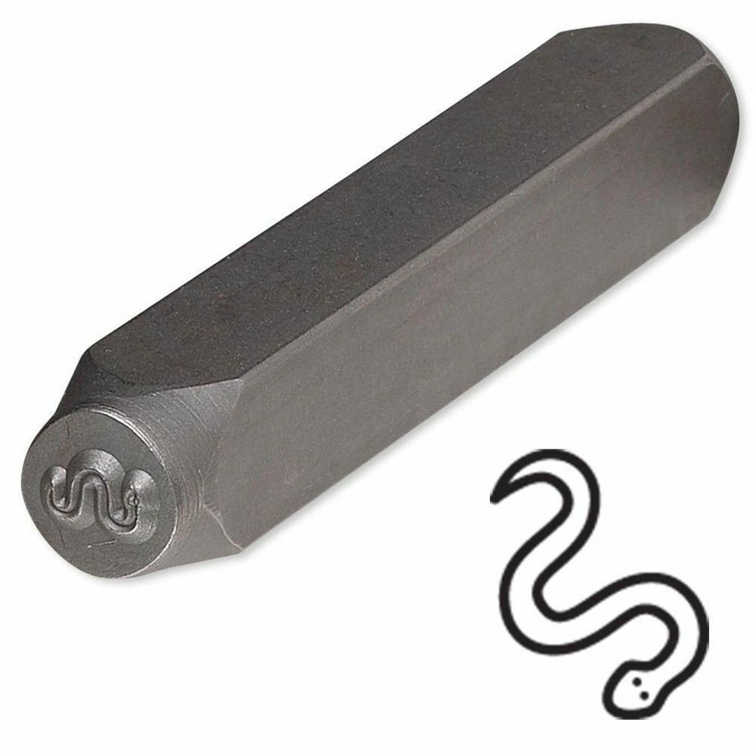 Snake Steel Stamp Punch Tool Design Embellish Metal Plastic Jewelry ...