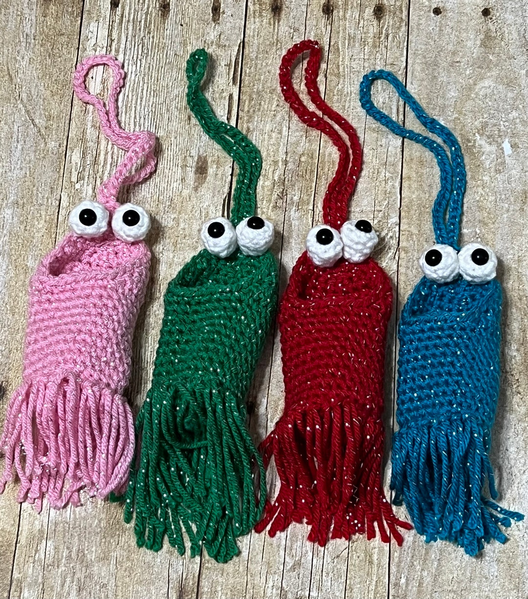 Little Sparkle Yip Yip Monsters, Car Hanger, House, Perfect Gift to Brighten Someone’s Day, Act ...