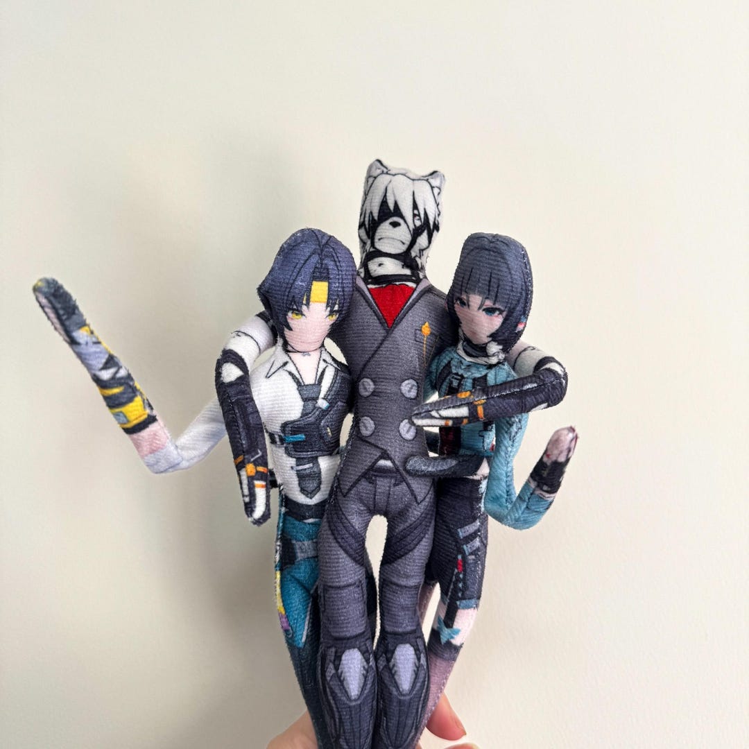 Zenless Zone Zero Asagi Yuma Abstract Doll | Articulated Wire Frame ...