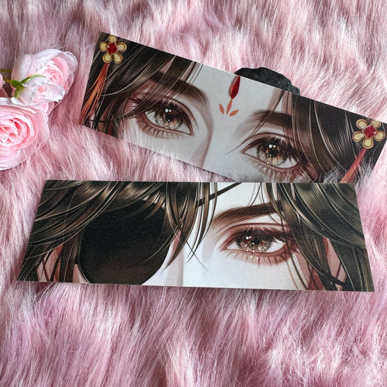 Buy Heaven Official's Blessing 6*18cm Grating Card, Movable Eye Strip ...