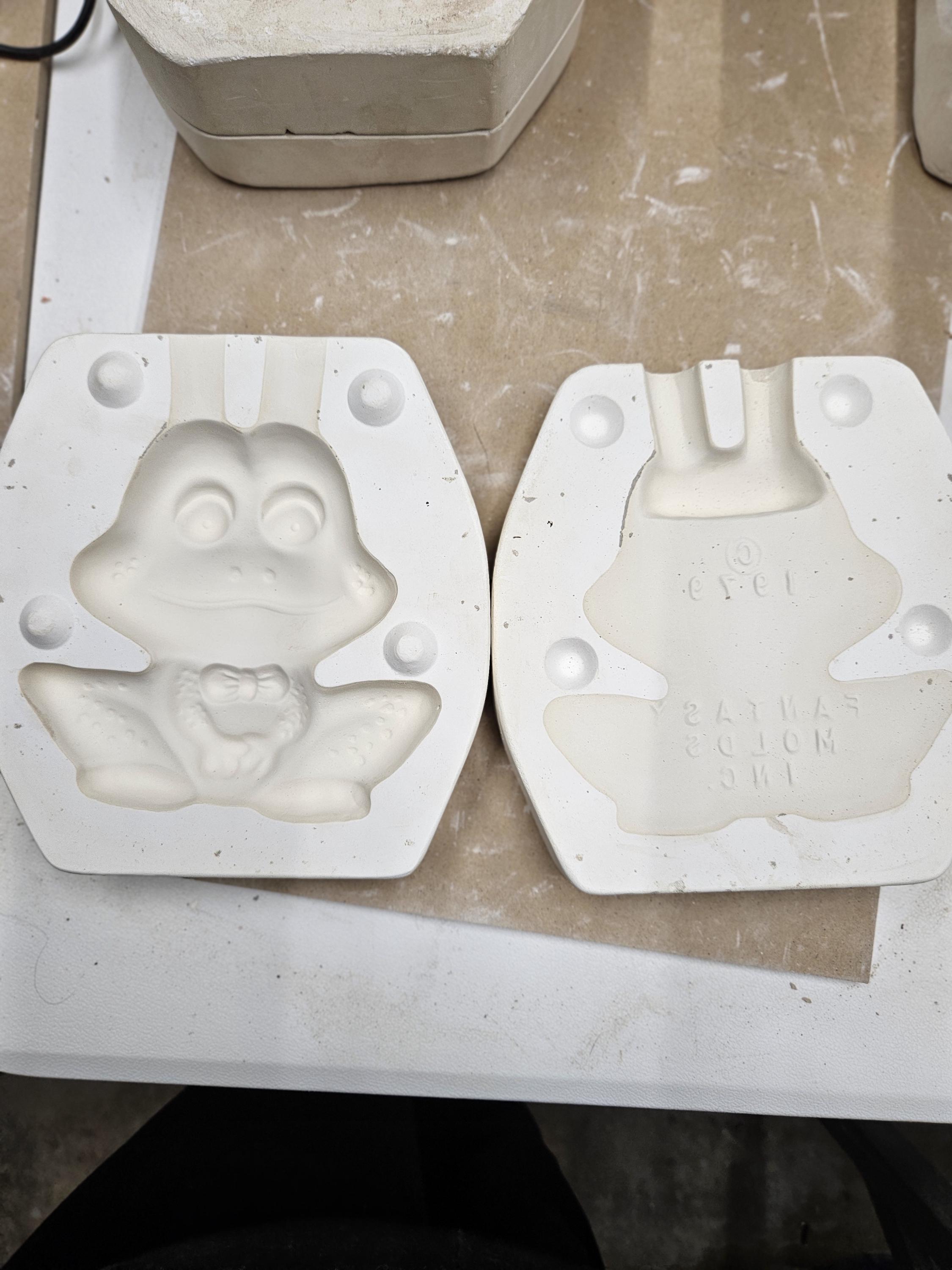 Frog Slip Casting Mold | Vintage Fantasy Molds 401 and 498 | Ceramic ...