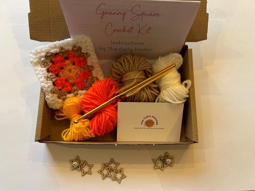 Crochet Square Kit for Beginners and Older Children | Learn How to ...