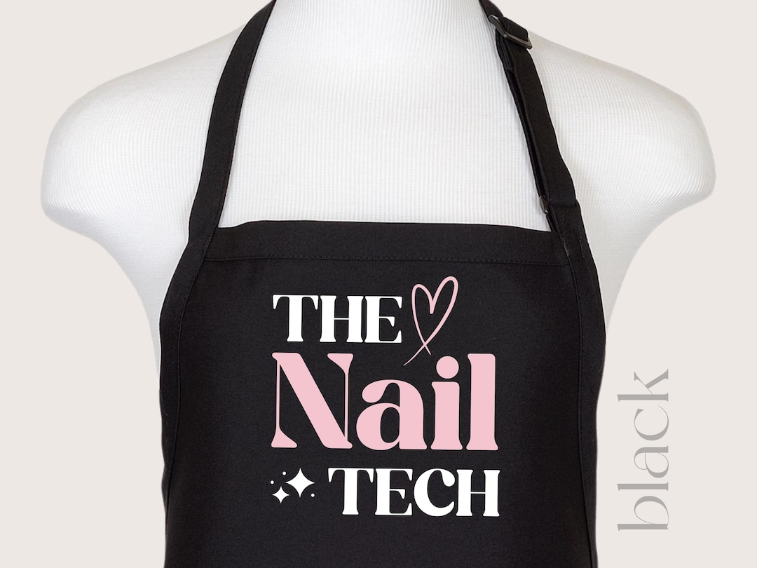 Stylish Adjustable Nail Tech Apron Personalized Salon Professional ...