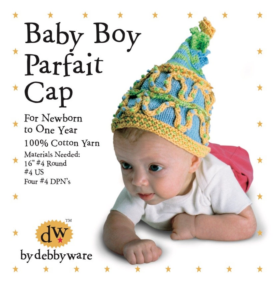 Baby Boy Parfait Cap Pattern/pdf - Etsy