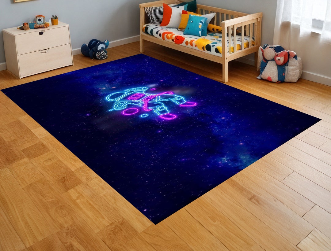 Astronaut Rug,rugs for Living Room,modern Rug,child Room Rug,colorful ...