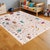 Flowers Rug,modern Rug,garden Colorful Rug,sprıng Flowers Rug,colorful ...