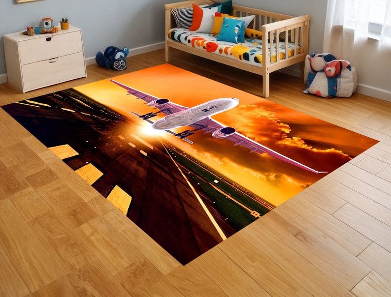 Air Earth World Rug,cockpit Earth View Rug,aviation Themed Rug,airplane ...