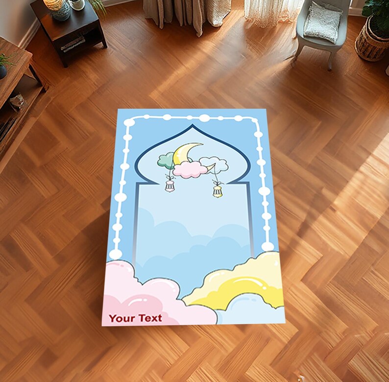 Personalized Kids Prayer Rug, Islamic Gift, Ramadan Decor Rugs - Etsy