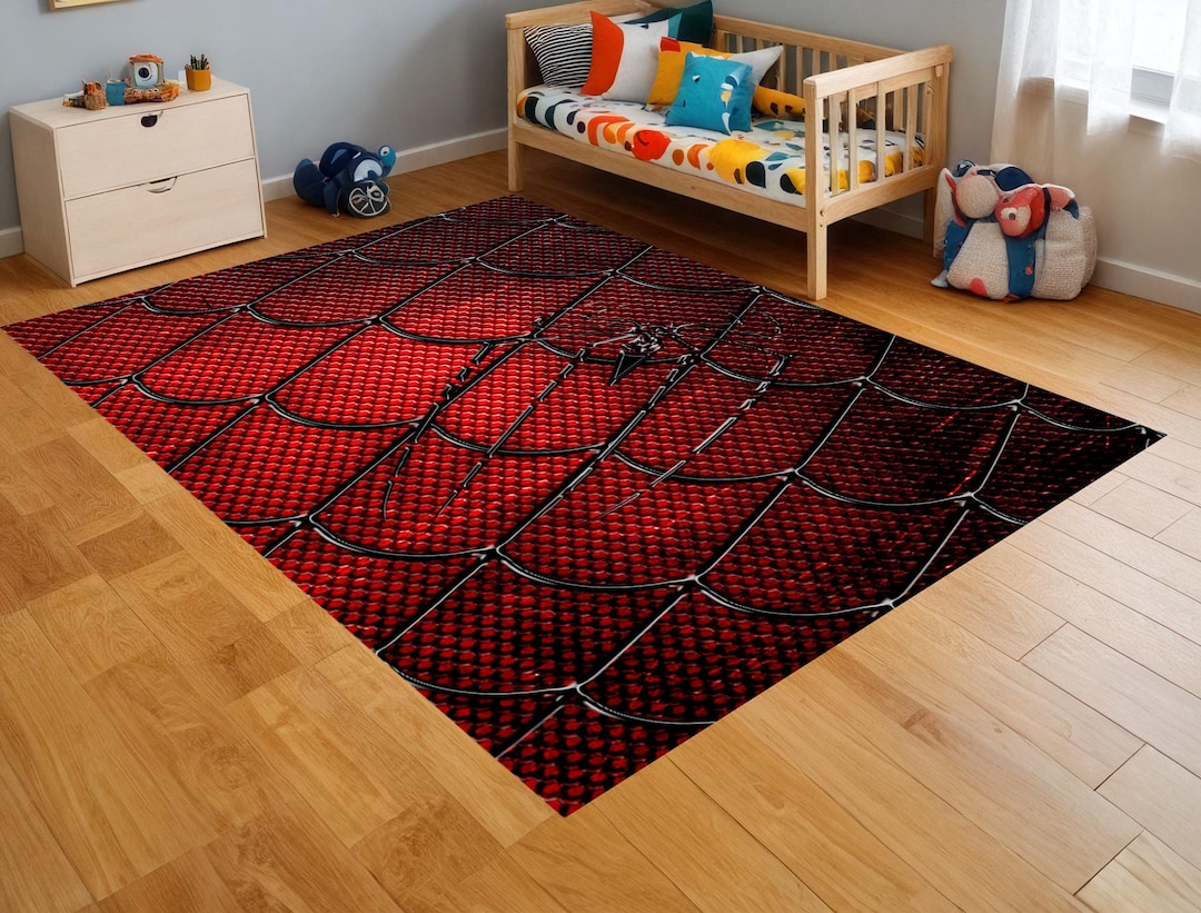 Spider-man Rugs Living Room,anti-skid Area Rugs,bedroom Floor Mat ...