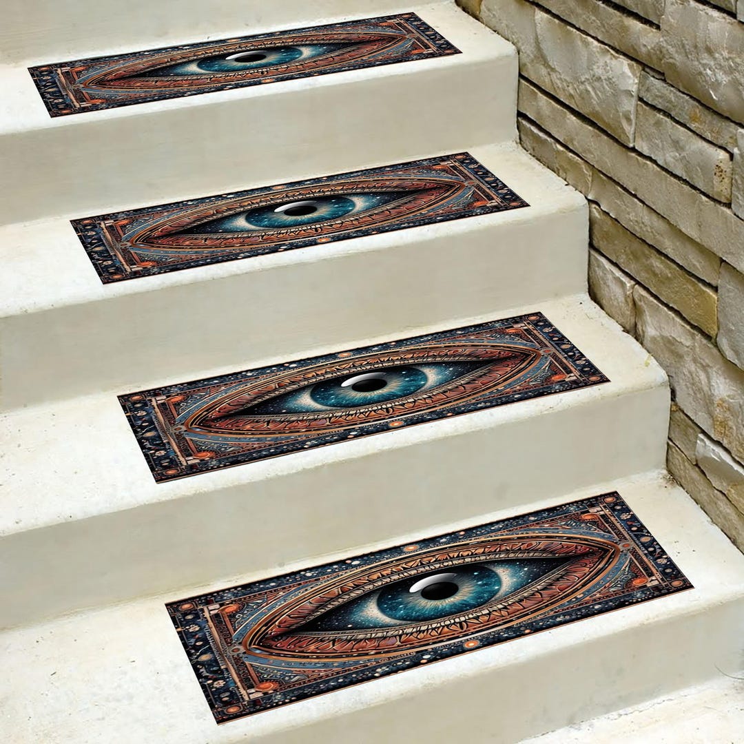 Galaxy Eye Frame Stair Rug,decorative Eye Stair Rug,eye Stair Rug,evil ...