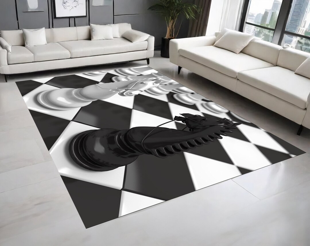 Chess Arena Rugs,chess Pieces Board Rug,chess Games Rugs,chess Mind ...