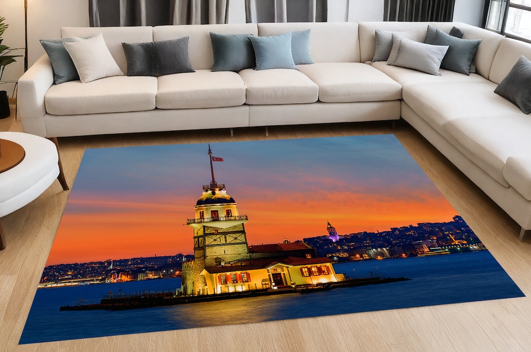 World Heritage Carpet,unesco Lıst Carpet,istanbol Maiden's Tower ...