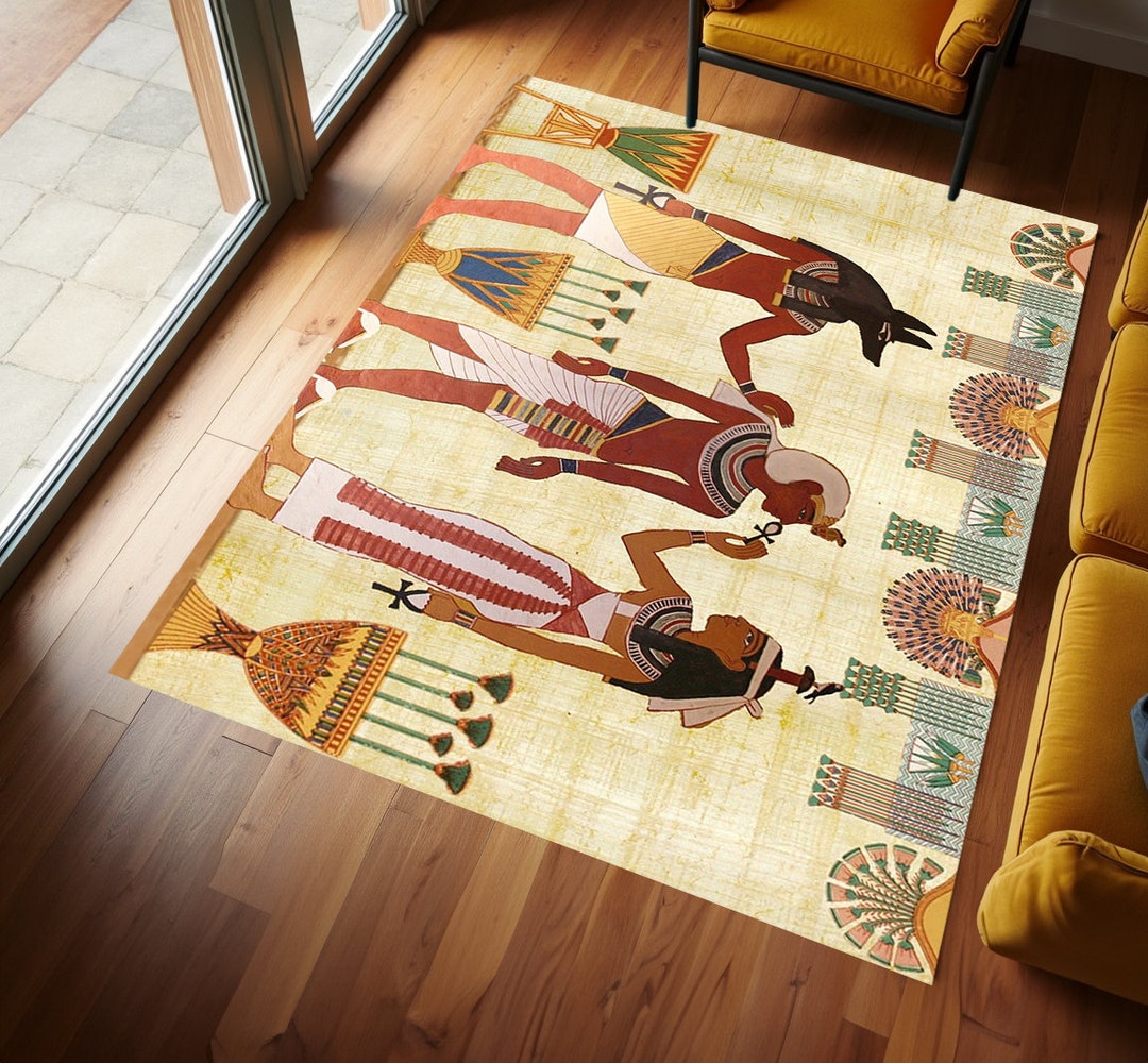World Heritage Rug,egyptian Ancient God Rugs,historical Egyptian Rug ...