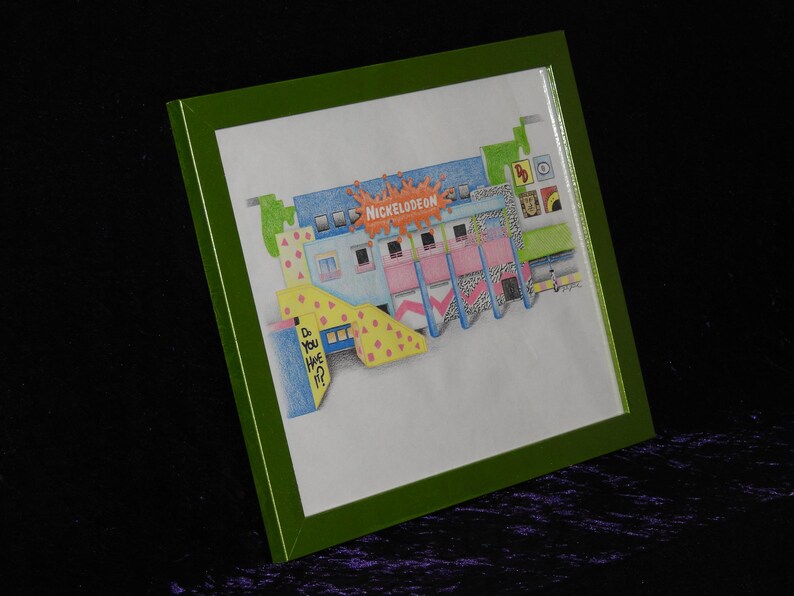 Nickelodeon Studios 1993 14 X 11 Original Portrait, Hand Sketched in ...