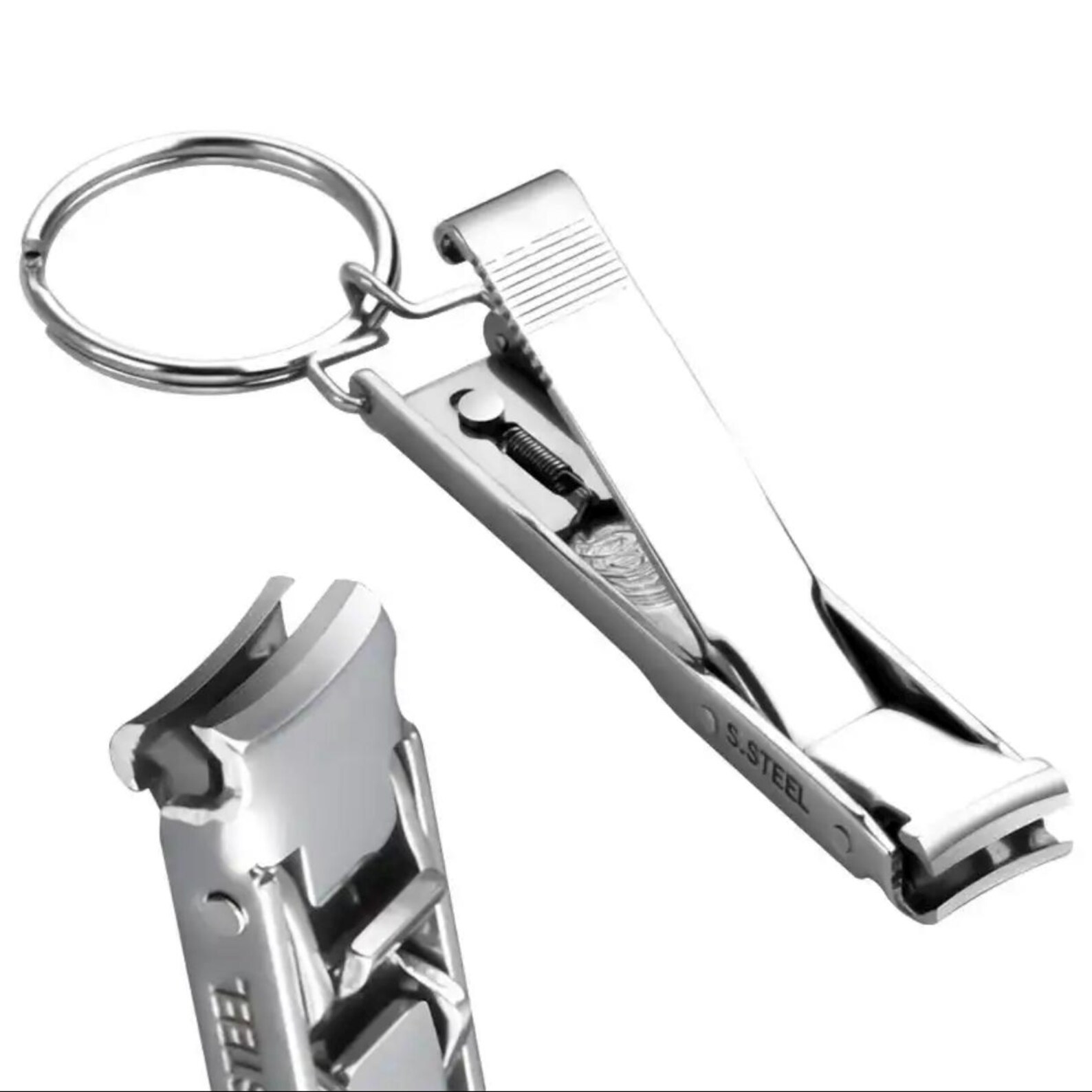 Nail Clipper Premium Stainless Steel Anti-splash Fingernail Toenail ...