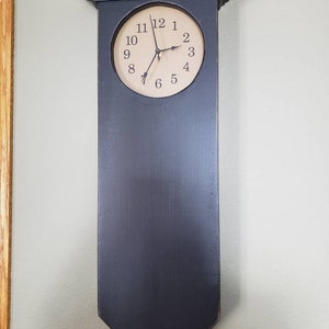 Primitive Long Wall Clock - Etsy
