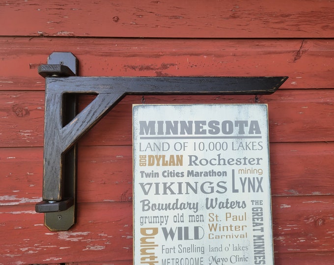 Primitive Display Arm Wall Bracket With Swivel Arm - Small - 22" - Etsy