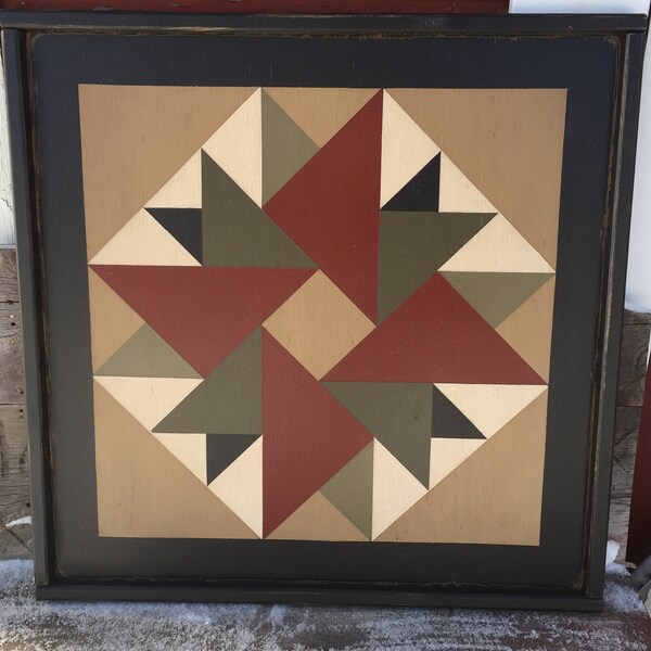 Barn Quilt 4x4 - Etsy