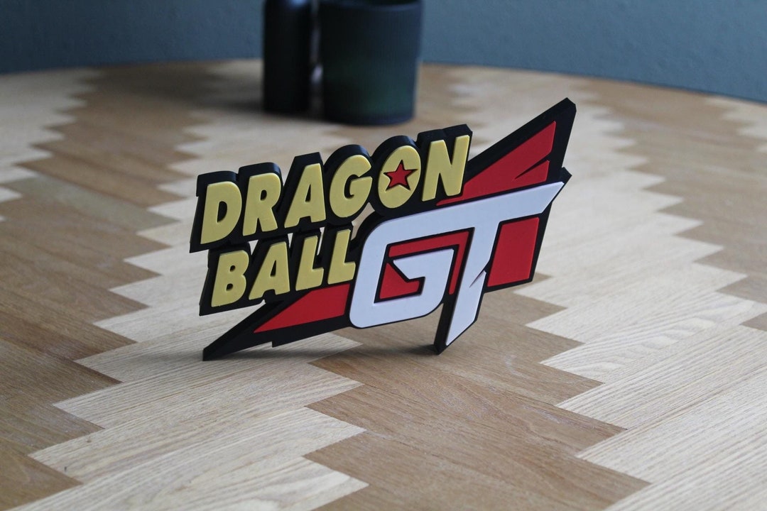Dragon Ball GT Logo 3D Print | Super Saiyan Goku | Dragon Ball Fan ...