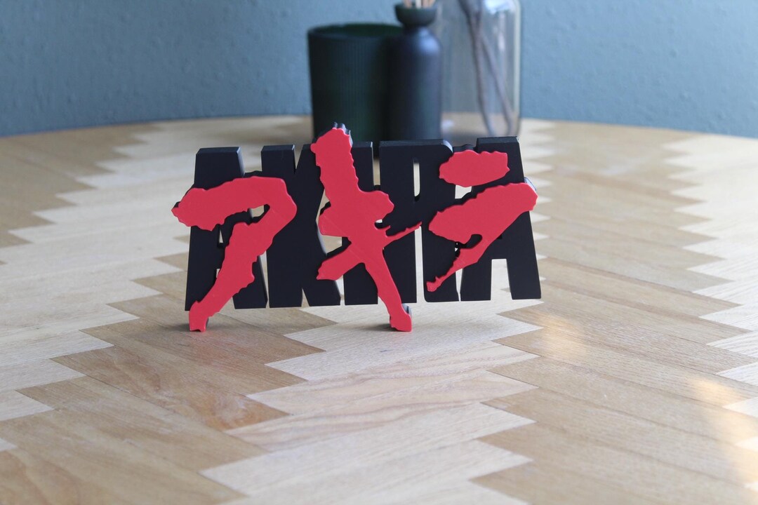 Akira Logo Kaneda Tetsuo Cyberpunk Anime Manga 3D Print Logo - Etsy