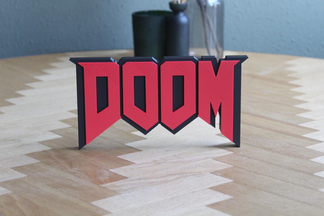 Doom Logo | Doom Slayer | Hellspawn | Nostalgia | Classic Shooter | 3D ...