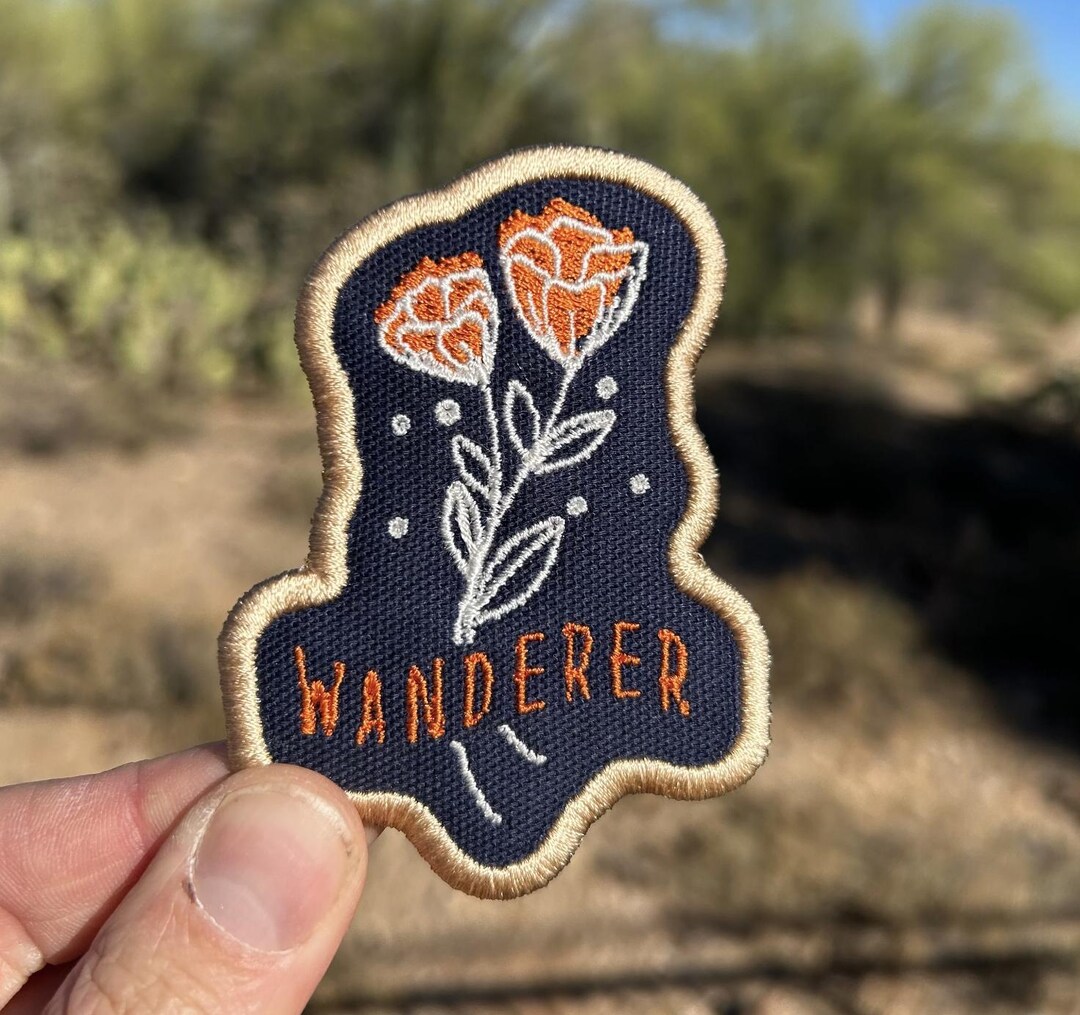 Wanderer / Permanent Iron on Patch / Jacket / Backpack / Hat - Etsy