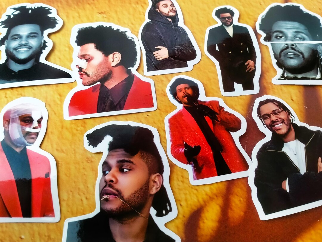The Weeknd Sticker Pack-the Weeknd Stickers for Music-the Weeknd ...
