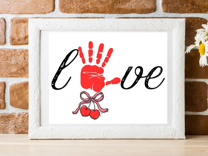 Father's Day Handprint Art: Kids Love Craft, Bonus Coloring Page ...