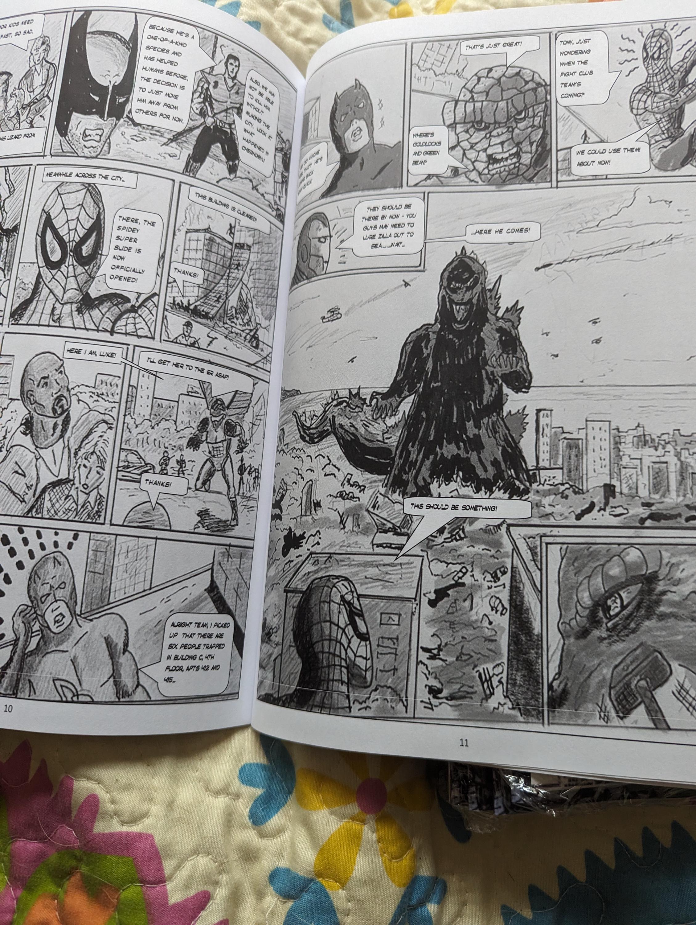 Avengers Vs Godzilla Fan Made Comic Book 1st Print and Signed - Etsy