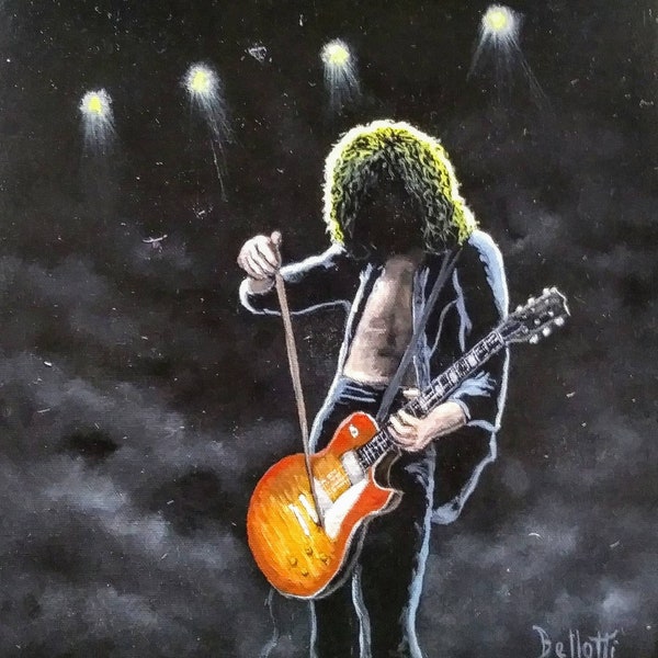 Jimmy Page Art - Etsy